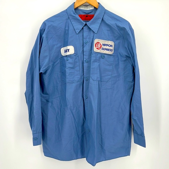 Vintage | Shirts | Vintage Mechanic Button Up Xl | Poshmark